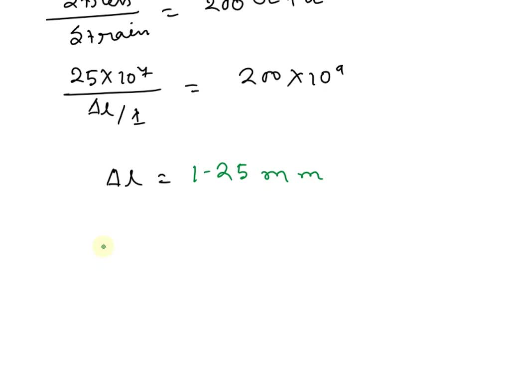 SOLVED: A steel tie bar of length 1 m and diameter of 30 mm is ...