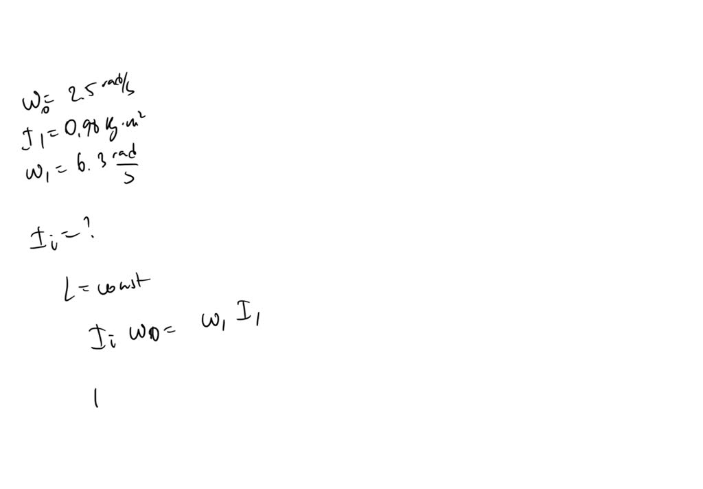 SOLVED: A ballerina spins initially at 2.64 rev/s when her arms are extended.She then draws in ...