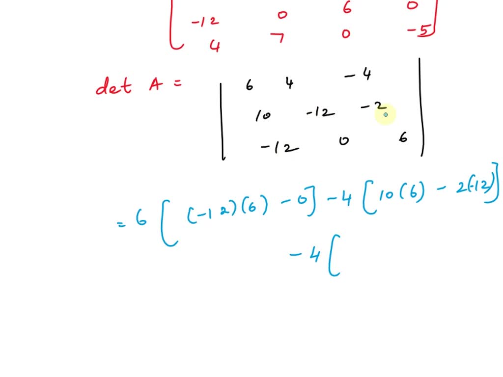 SOLVED: Use determinants t0 decide if the set of vectors is linearly ...