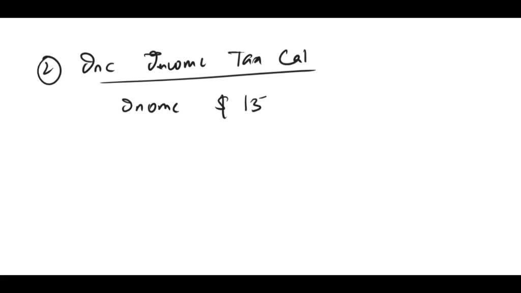SOLVED: CALCULATION OF MARGINAL AND AVERAGE TAX RATES (2 Questions ...