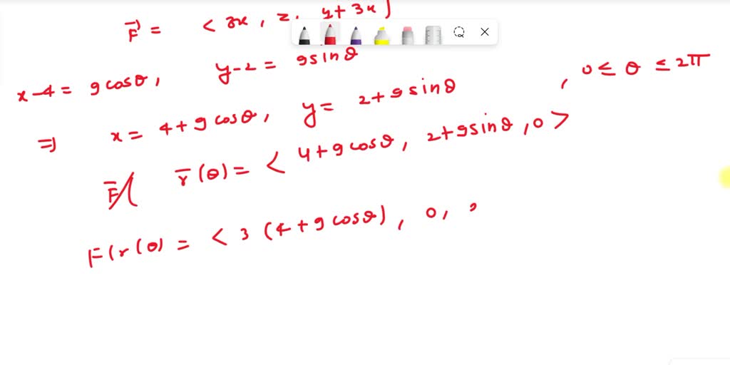 SOLVED: Let F = 3xi + 2j + 6y + zk. Find the Curl of F. Use Stokes' Theorem to find âˆ® F Â· dr ...