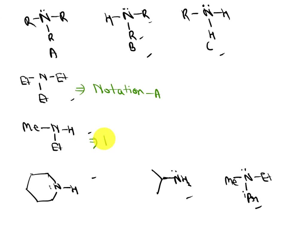 SOLVED: Suitable abbreviation for each amine shown? Drag each structure to the appropriate ...