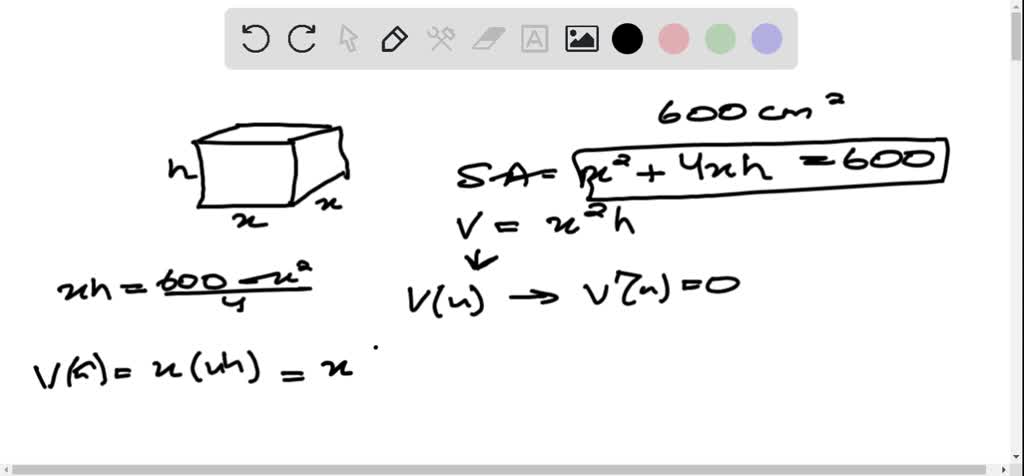 Consider the problem of finding the largest open-topped rectangular box ...