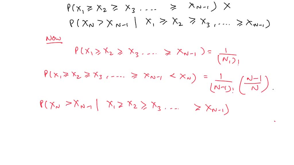 Solved Ladder Indices Consider Sequence Of Independent And Identically Distributed Random