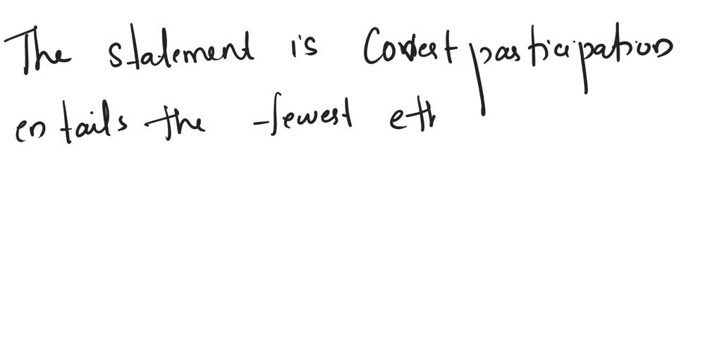 SOLVED: 'Covert participation entails the fewest ethical considerations ...