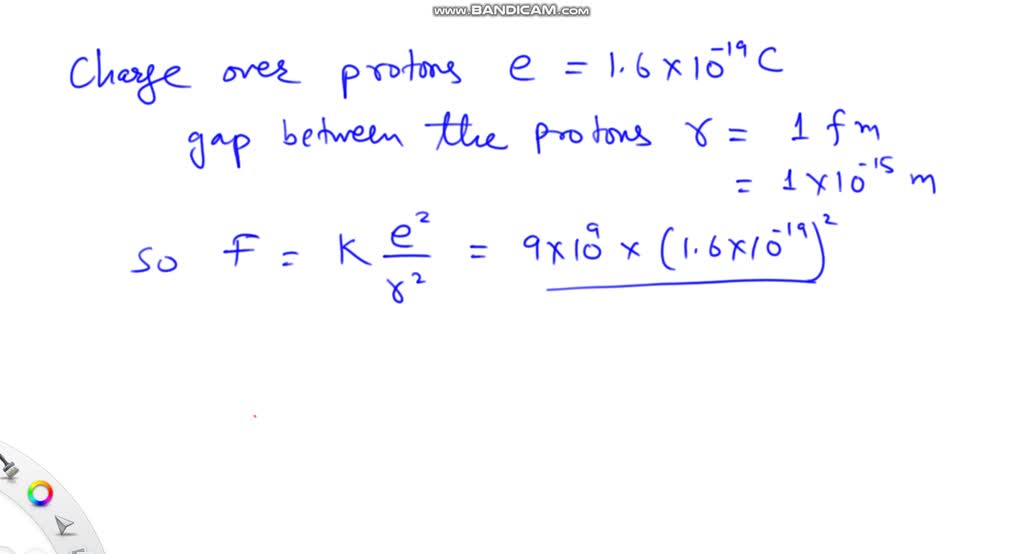 SOLVED: Estimate the magnitude of the repulsive electrical force between two protons in a helium ...