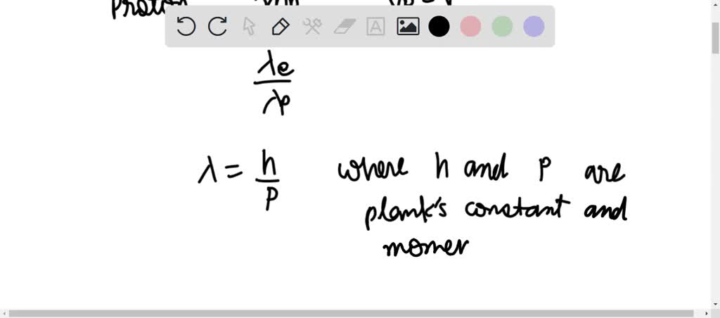 Solved An Electron Of Mass Me And A Proton Of Mass Mp Are Moving With