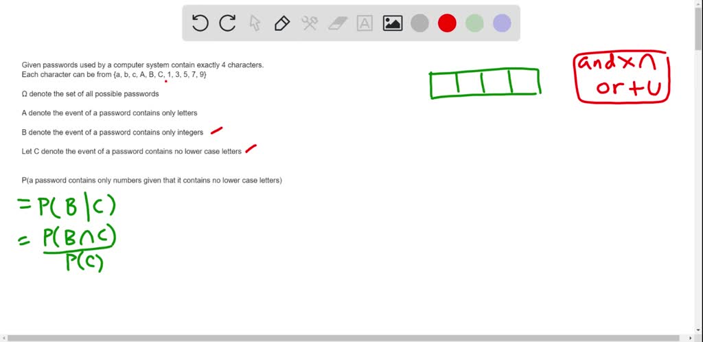 SOLVED: A computer system uses passwords that contain exactly 4 characters, and each character ...
