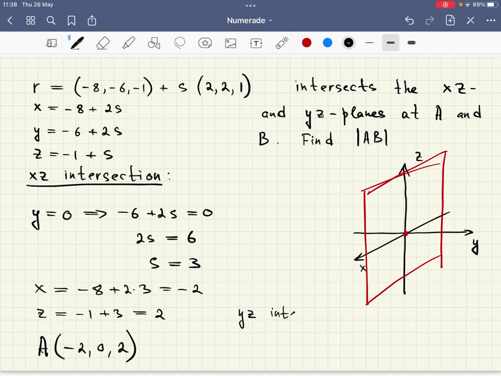 SOLVED: #3) Let L1 be the line through 0 = (0,0,0) and A = (0,1,0). Let ... SOLVED: #3) Let L1 be the line through 0 = (0,0,0) and A = (0,1,0). Let ...