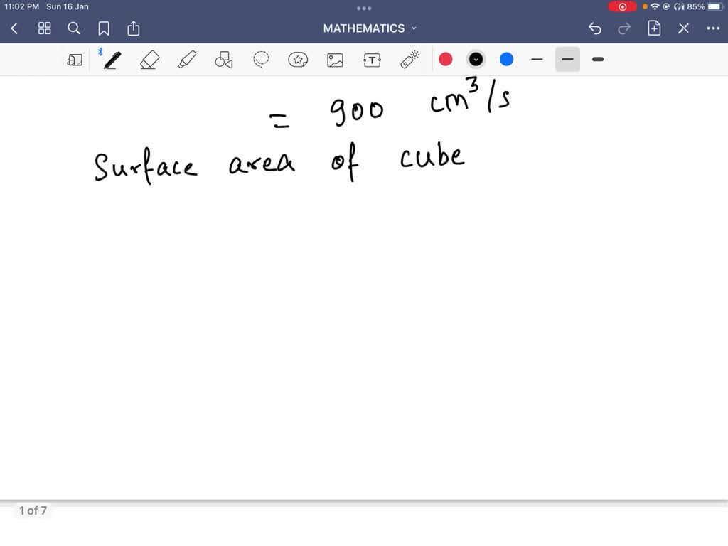 SOLVED: 6A All edges of a cube are expanding at a rate of 3 centimeters ...