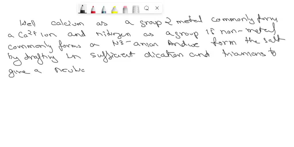 SOLVED: What is the formula and name of the compound formed between Ca ...