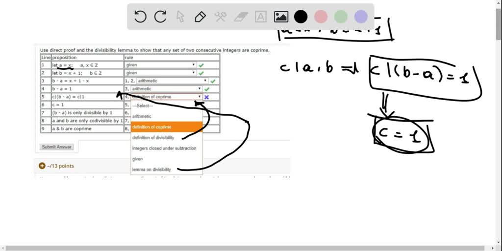 SOLVED: The impossibility of a nonzero integer solution /' U2 can also ...