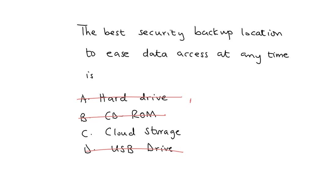 SOLVED: Best storage class for disaster recovery and data access less ...