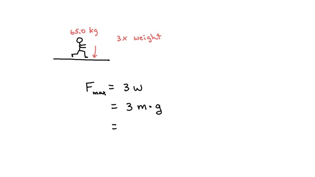 SOLVED: Module 2: Question 16: The peak force on a runner’s foot during ...