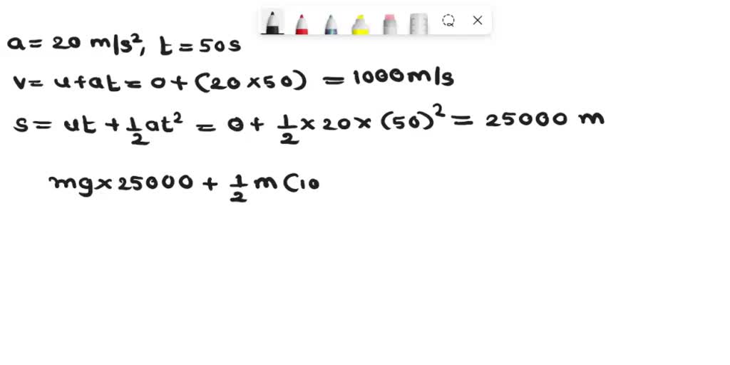 SOLVED: A rocket engine can accelerate a rocket launched from rest vertically up with an ...
