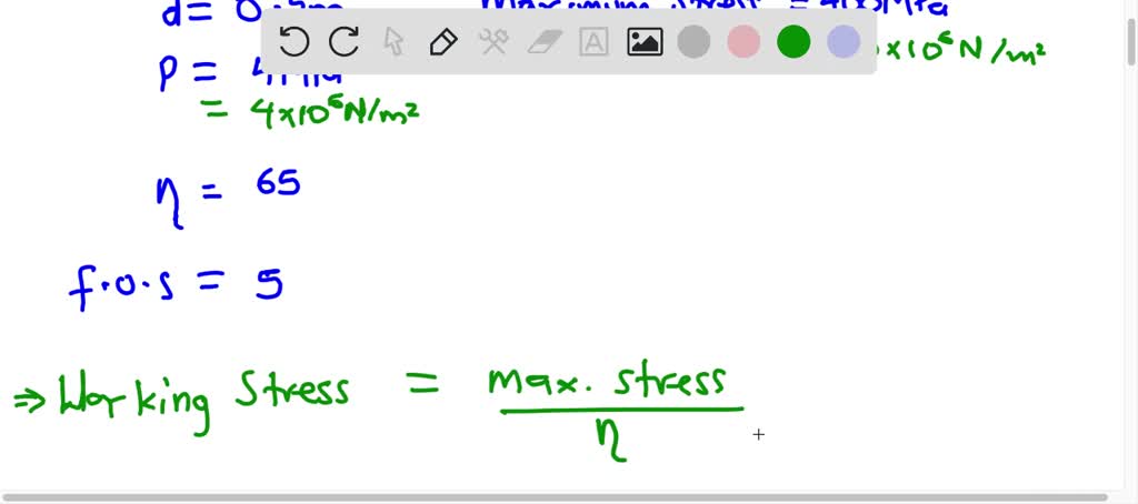 SOLVED: A cylindrical shell of 500 mm diameter is required to withstand ...
