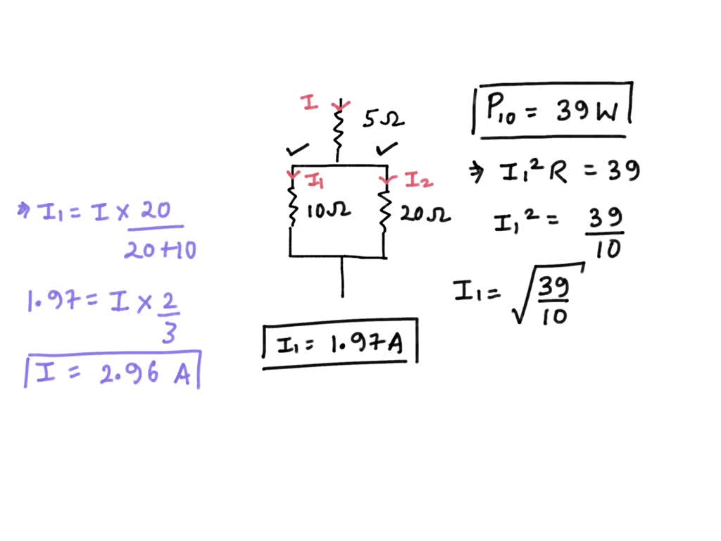 SOLVED: The 10 resistor in (Figure 1) is dissipating 45 Wof power: 1 of 1 5 n 20 n 10 Q Flgure