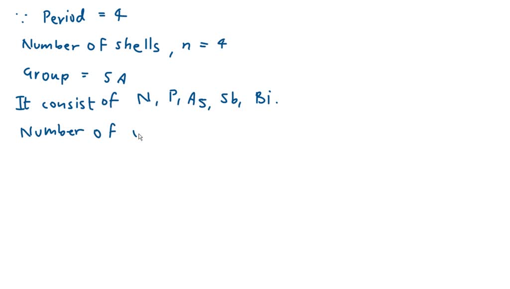 SOLVED: What is the valence electron configuration for the element in ...