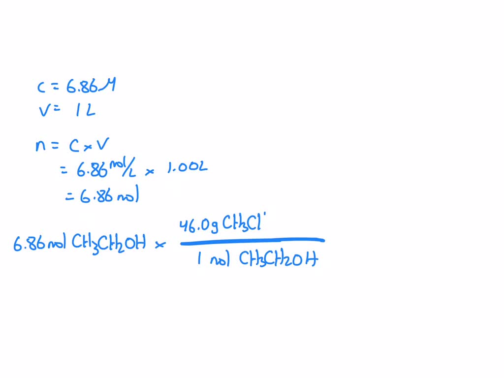 SOLVED: How many grams of ethanol, should you dissolve in water to make 1.00 L of vodka which is ...