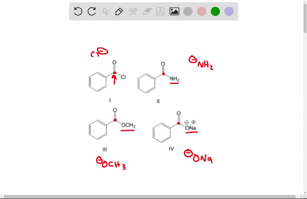 Solved Rank The Following Carboxylic Acid Derivatives Decreasing Order Most T0 Least Of