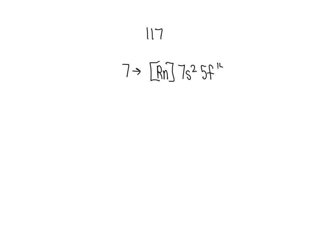 Solved What Is The Ground State Electron Configuration For The