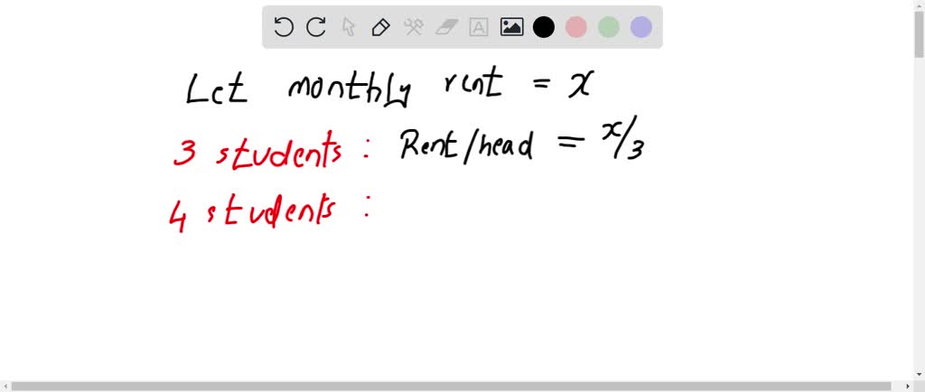 SOLVED: Three students are planning to rent an apartment for a year and ...