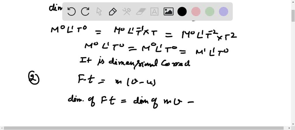 SOLVED: Show that the following equations are dimensionally correct: S ...