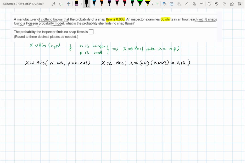 SOLVED: Replacing the buttons with snaps increases the probability of a flaw to 0.003, but the ...