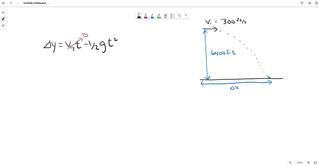A level-flight bomber, flying at 300 ft/s, releases a bomb at an ...