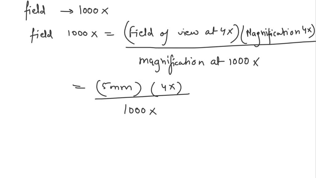 SOLVED: Based on experiment 2, what is the relationship between magnification and field of view ...