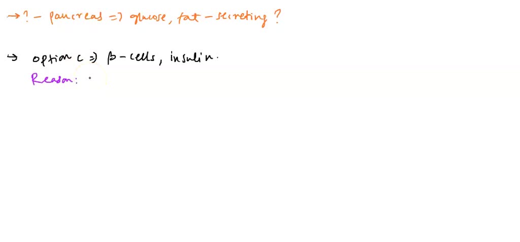 SOLVED: Question 19 (3 points) in the pancreas promote glucose and fat ...