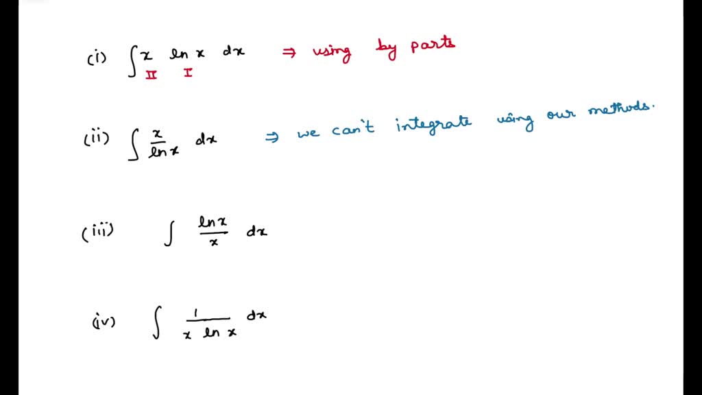 SOLVED: Problem #7: Of the following four integrals two arc bcst donc using substitution, onc IS ...