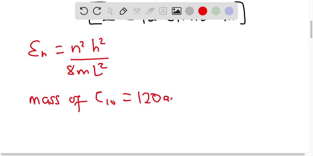 For the linear chain of 10 carbon atoms, use the one-dimensional particle-in-the-box model to ...