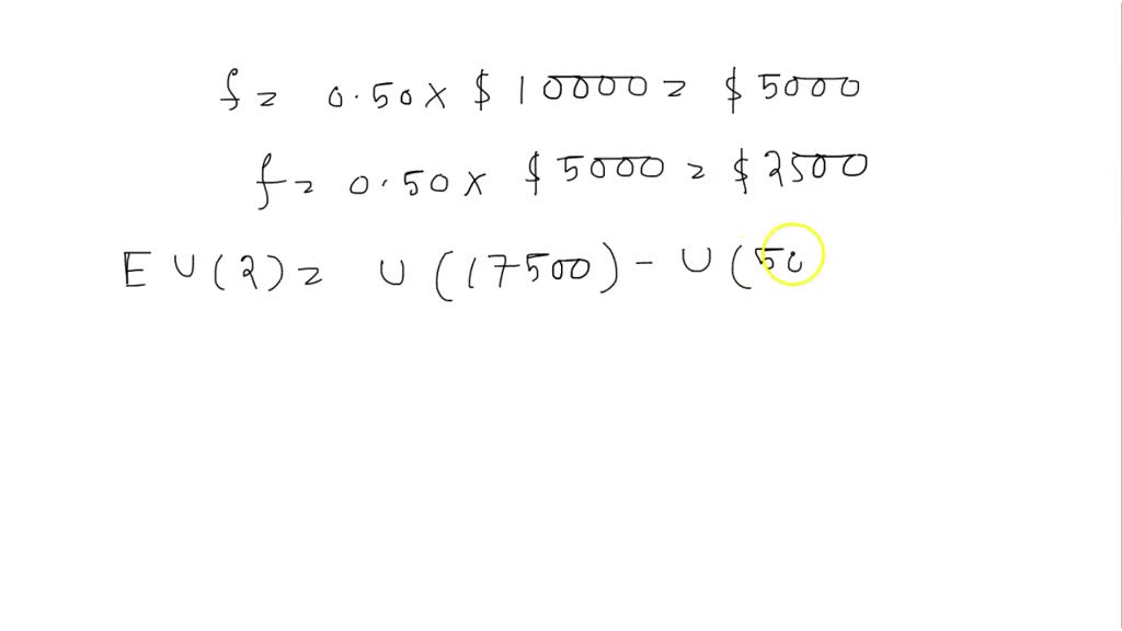 SOLVED: (a) Risk-averse consumer has a concave utility function while a ...