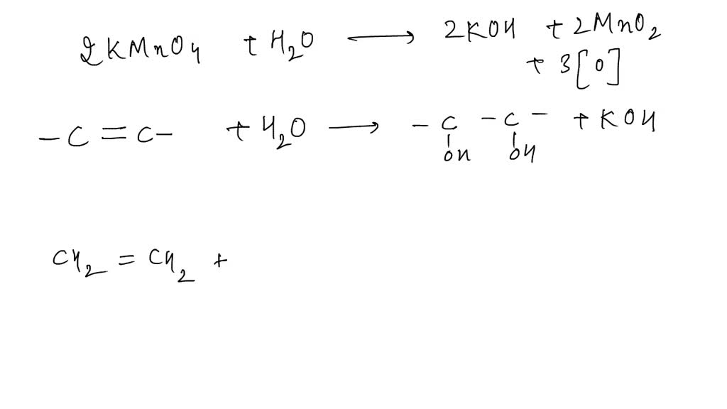 SOLVED: What does the brown color change of the permanganate solution ...