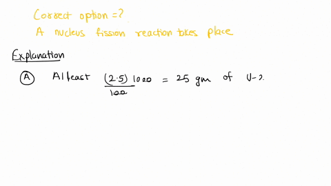 Three neutrons are produced from the fission of one uranium...