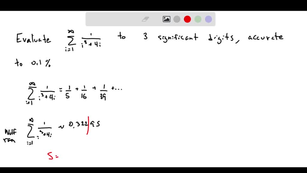 Solved Infinite Summation Series A Series Is A Rule For Producing A