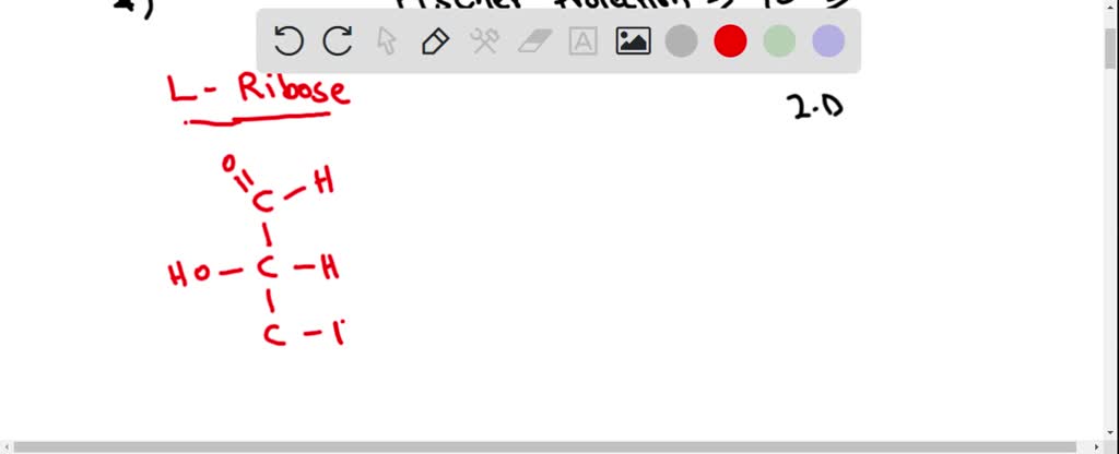 SOLVED: Draw Fischer projections for L-ribose and L-arabinose.