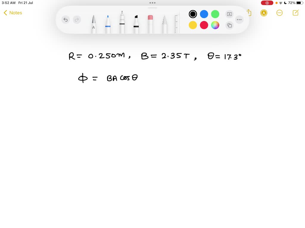 A uniform magnetic field passes through a horizontal circular wire loop ...