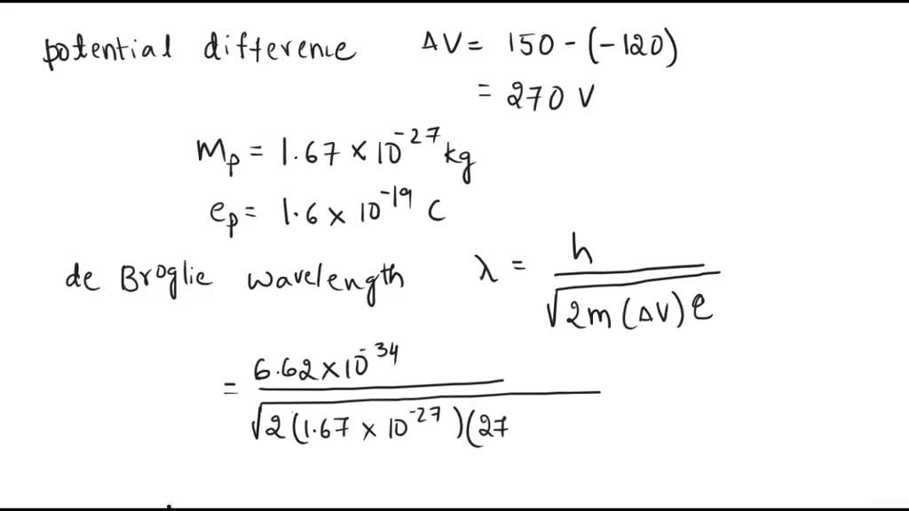 SOLVED: A proton is placed at point A, where the electric potential is 150 V ﻿. The proton is ...