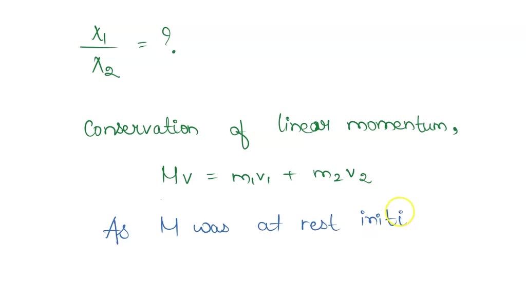 SOLVED: A particle at rest of mass 𝑚 decays into two particles of masses 𝑚₁ and 𝑚₂ with non-zero ...