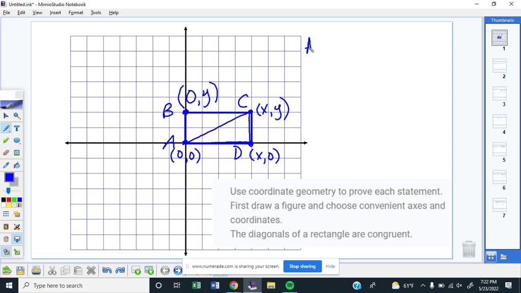 SOLVED: Problem #1 Use coordinate geometry to identify the properties ...