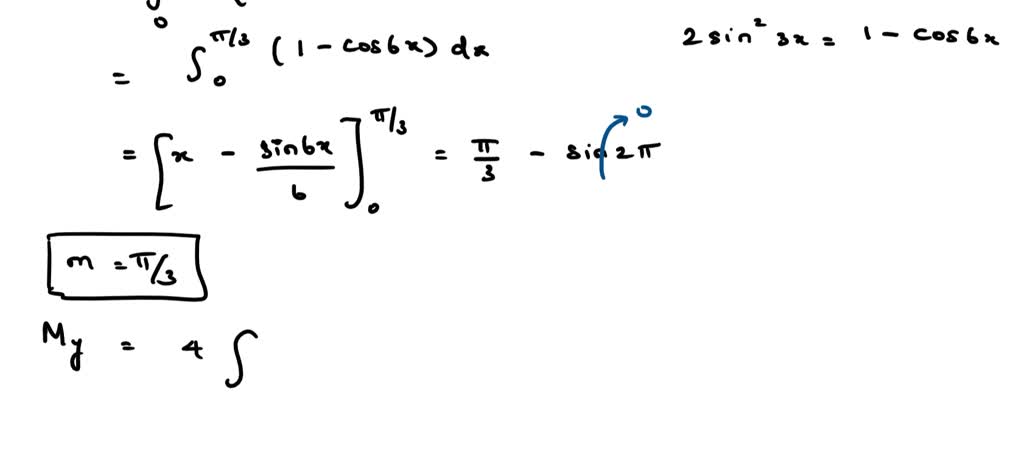 SOLVED: Find the mass and the X-coordinate of the center of mass of the ...