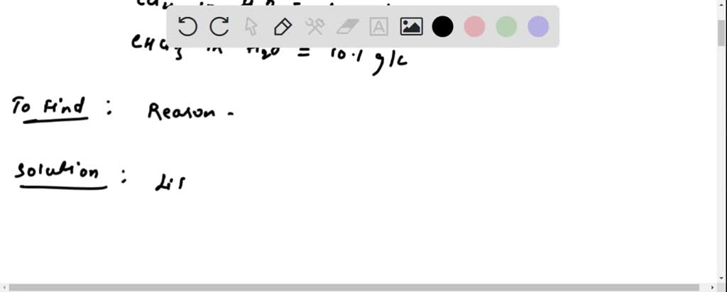 SOLVED: The solubility of carbon tetrachloride (CCl4) in water at 25 °C ...