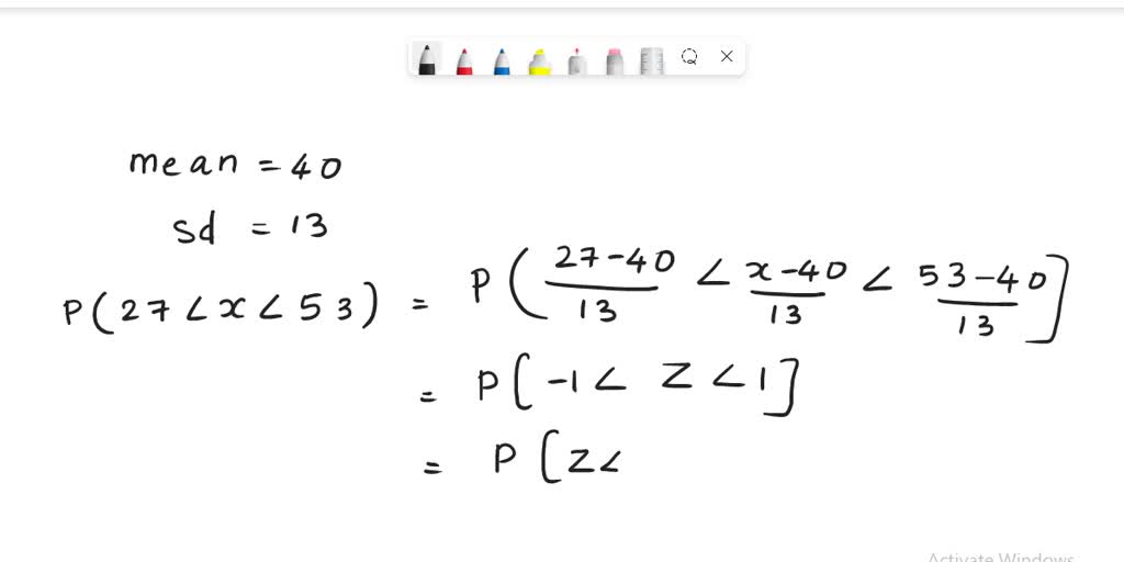 SOLVED: A distribution of measurements is relatively mound-shaped with ...