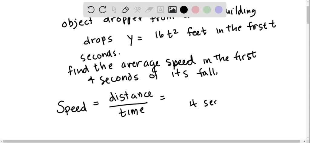 Solved In Exercises 1 4 An Object Dropped From Rest From The Top