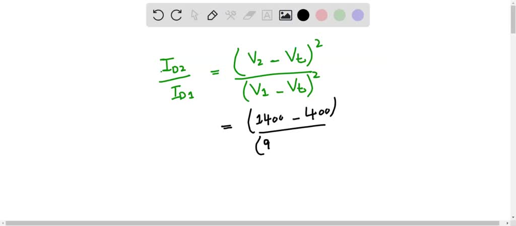 Solved When The Gate To Source Voltage Vgs Of A Mosfet With