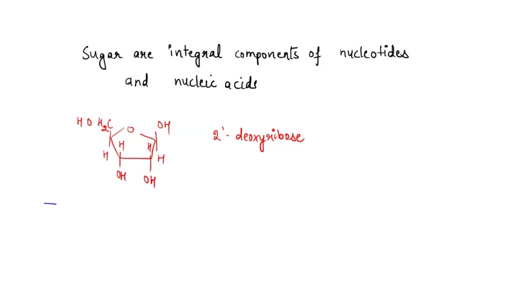 SOLVED: Below are the names of three natural sugars, draw their ...