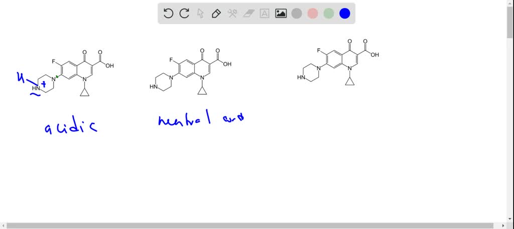 SOLVED: Ciprofloxacin is an antibiotic used for the treatment of a ...