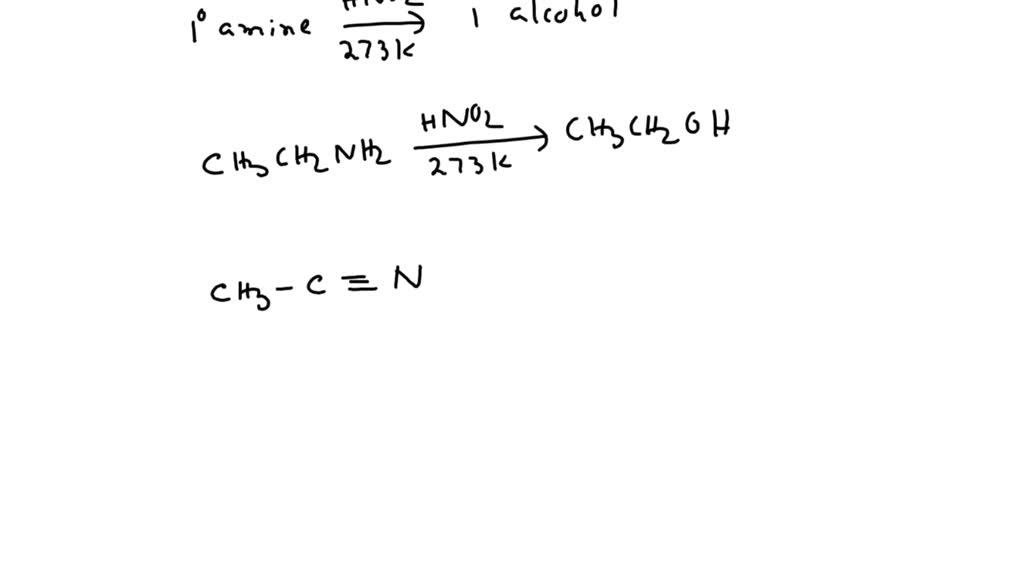 SOLVED: An organic compound A (C2H3N) is used as a solvent of choice ...